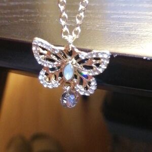 Nordstrom | Jewelry | New Sparkling Butterfly New Necklace By Nordstrom ...